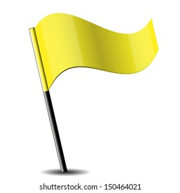Shiny Flag Icon High Quality Vector Stock Vector (Royalty Free ...