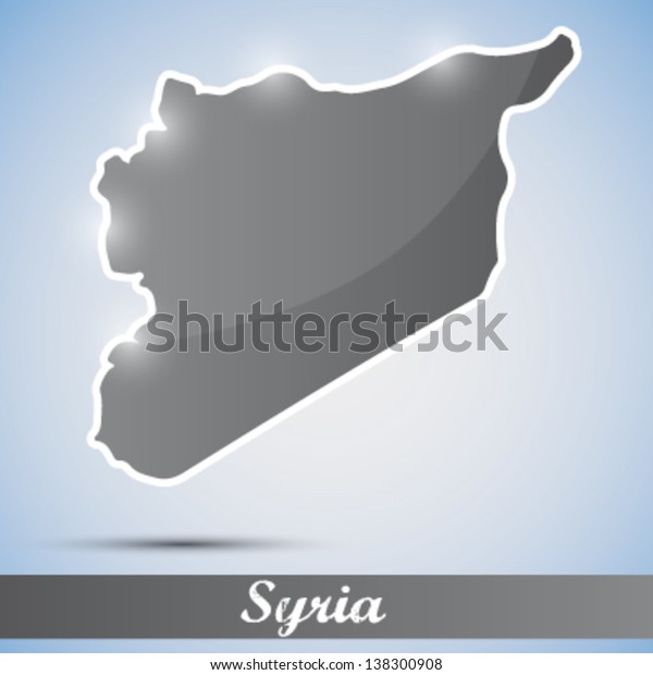 Shiny Icon Form Syria Stock Vector (Royalty Free) 138300908 | Shutterstock