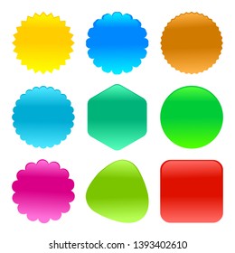 Shiny Shapes Colors Vector Illustration Eps Stock Vector (Royalty Free ...