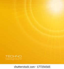 Shiny Sun Vector Sunbeams Sunrise Abstract Stock Vector (Royalty Free ...