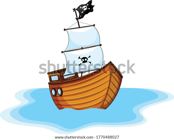 Ship Cartoon Vector Art Illustration Stock Vector (Royalty Free ...