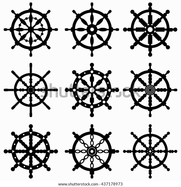 Ship Control Wheel Icon Collection: เวกเตอร์สต็อก (ปลอดค่าลิขสิทธิ์ ...