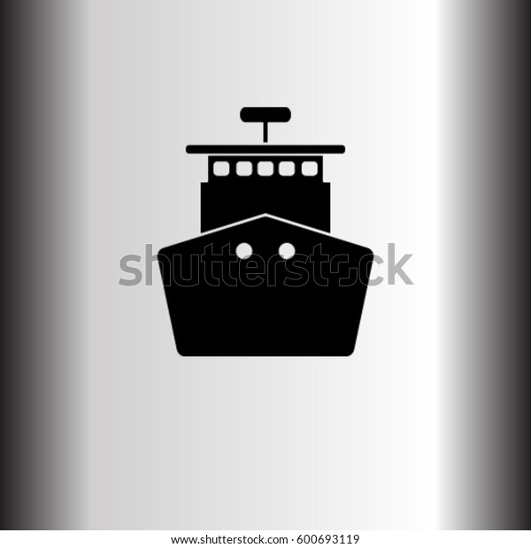 Ship Icon Sea Liner Vector Illustration Stock Vector (Royalty Free ...