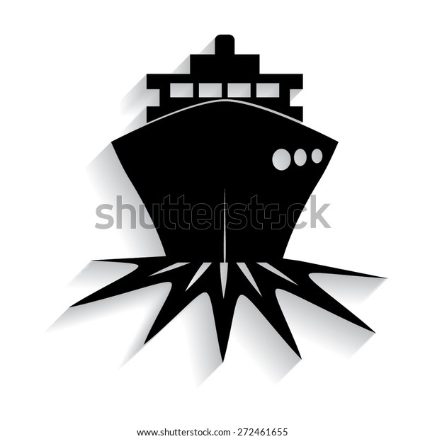 Ship Icons Shadow Stock Vector (Royalty Free) 272461655 | Shutterstock