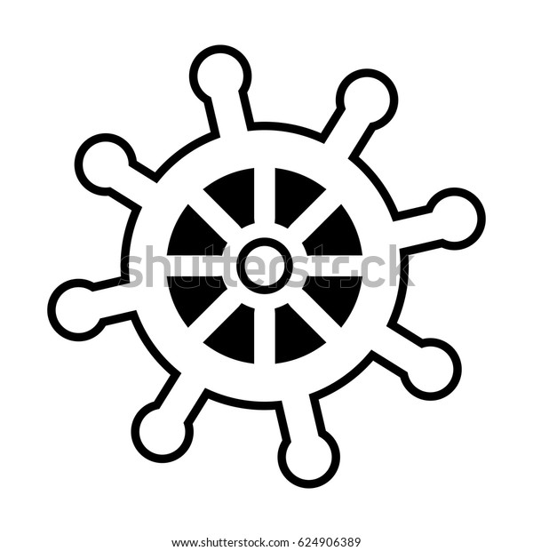 Ship Timon Isolated Icon Stock Vector (Royalty Free) 624906389 ...