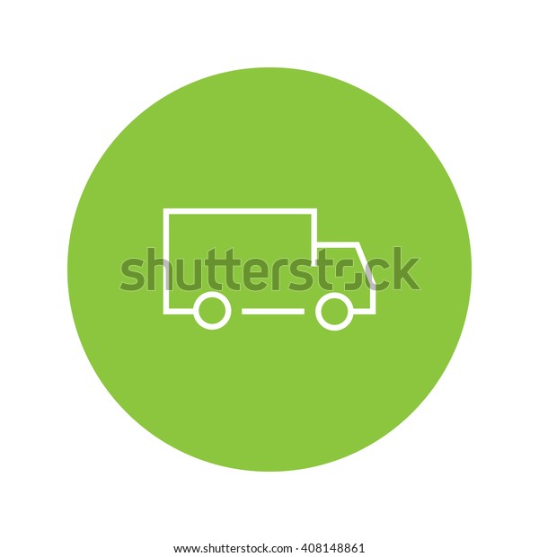 Shipment Outline Icon Circle Loading Vector: เวกเตอร์สต็อก (ปลอดค่า ...