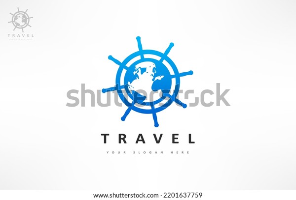 Ships Helm Planet Map Logo Vector: เวกเตอร์สต็อก (ปลอดค่าลิขสิทธิ์ ...
