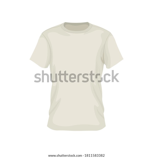 Shirt Mockup Front Back View Vector Stock Vector (Royalty Free) 1811583382
