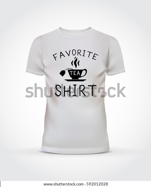 Shirt Template Design Front View Mens Stock Vector (Royalty Free ...