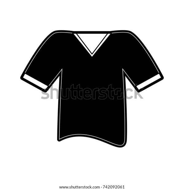 Shirt V Neck Icon Image Stock Vector (Royalty Free) 742092061 ...