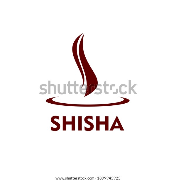Shisha Logo Vector Dark Brown Color Stock Vector (Royalty Free ...