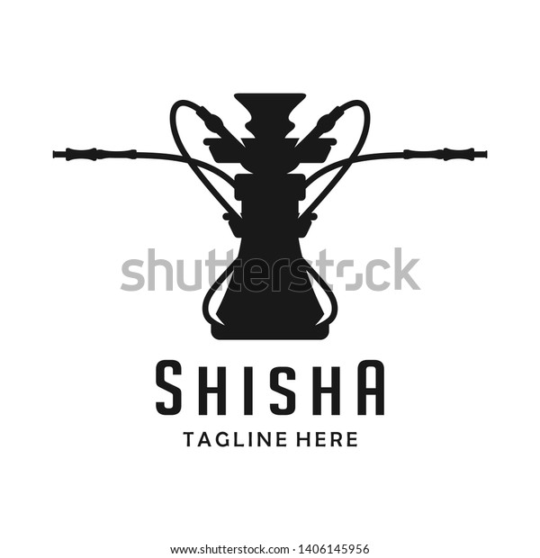 Shisha Vector Silhouette Logo Design Stock Vector (Royalty Free ...