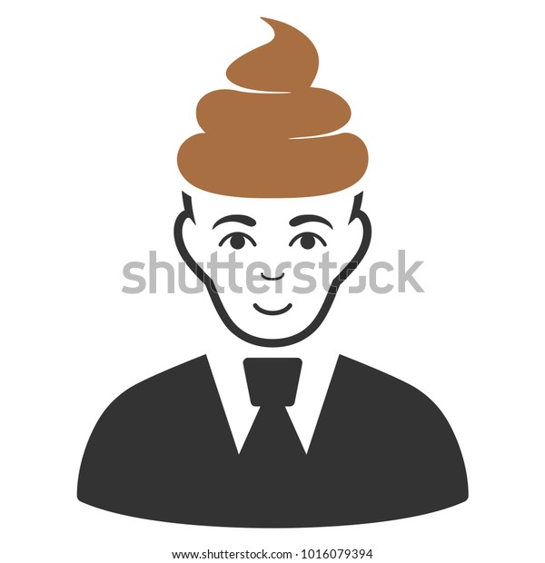 Shit Guy Vector Flat Pictograph Human Stock Vector (Royalty Free ...