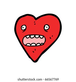 Cartoon Heart Shocked Face: เวกเตอร์สต็อก (ปลอดค่าลิขสิทธิ์) 118695706 ...