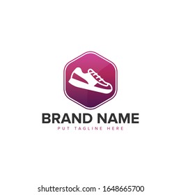 Shoe Logo Vector Design Template Stock Vector (Royalty Free) 1648665700 ...