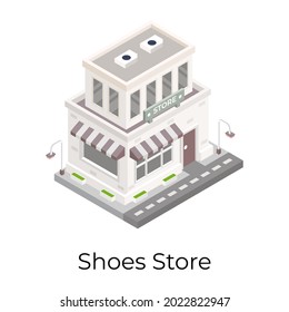 Shoes Store Icon Isometric Design Stock Vector (Royalty Free ...
