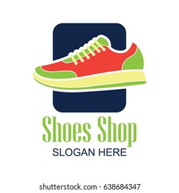 Shoes Store Shop Logo Text Space Stock Vector (Royalty Free) 638684347 ...