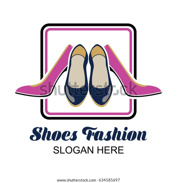 Shoes Store Shoes Shop Logo Text: vector de stock (libre de regalías ...