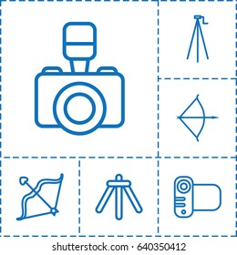 Shoot Icon Set 6 Shoot Outline Stock Vector (Royalty Free) 640350412 ...