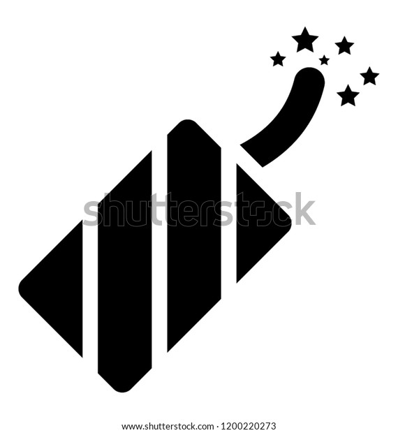 Shooting Explosive Party Celebration Known Firecrackers Stock Vector ...