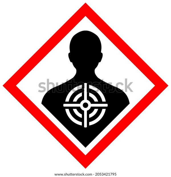 Shooting Range Warning Sign On White Stock Vector (Royalty Free ...