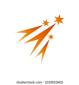 Shooting Star Logo Stock Vector (Royalty Free) 1010053603 | Shutterstock
