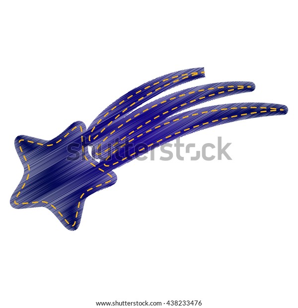 Shooting Star Sign Stock Vector (Royalty Free) 438233476 | Shutterstock