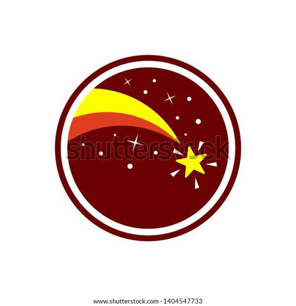 Shooting Star Vector Logo Design Branding Stock Vector (Royalty Free ...