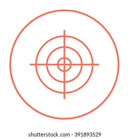 Shooting Target Line Icon Stock Vector (Royalty Free) 391893529 ...