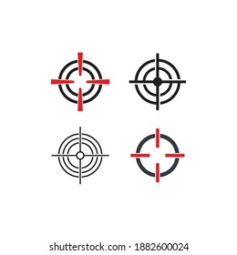 Similar Images, Stock Photos & Vectors of Shooting target vector icon ...