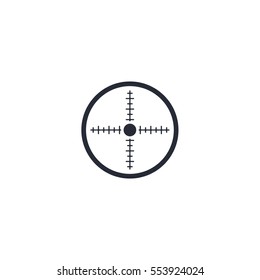 Shootingmark Icon Sign Design Stock Vector (Royalty Free) 553924024 ...