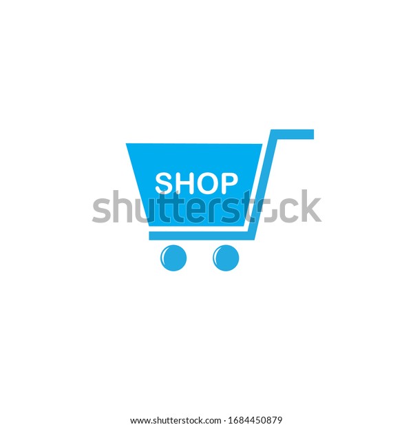 Shop Cart Logo Design Vector Store Stock Vector (Royalty Free ...