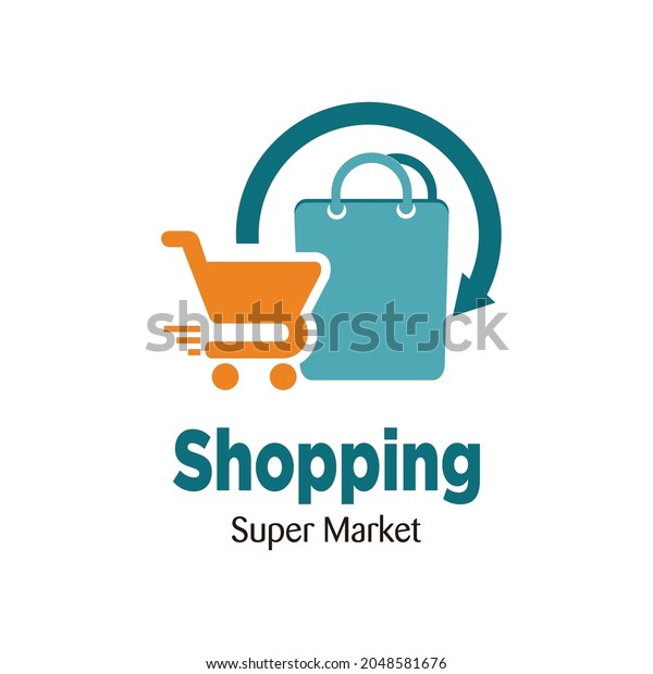 Shop Center Logo Design Template Stock Vector (Royalty Free) 2048581676 ...