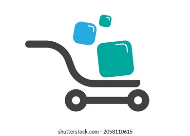 Shop Chart Logo Design Template Stock Vector (Royalty Free) 2058110615 ...