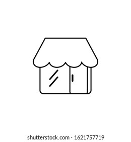 Shop Icon Black Vector Illustration Stock Vector (Royalty Free ...