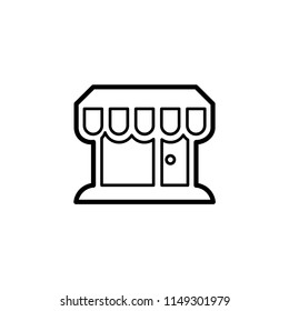 Shop Icon Flat Style Logo Store Stock Vector (Royalty Free) 484255078