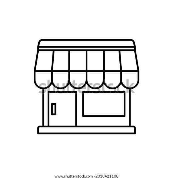 Shop Icon Retail Store Vector Illustration Stock Vector (Royalty Free ...