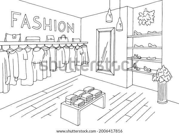 14,575 Clothing Store Sketch Images, Stock Photos & Vectors | Shutterstock