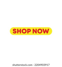 Shop Now Button Icon Stock Template Stock Vector (Royalty Free ...