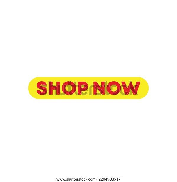 Shop Now Button Icon Stock Template Stock Vector (Royalty Free ...