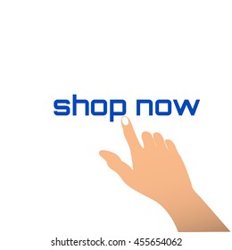 Shop Now Symbol Stock Vector (Royalty Free) 455654062 | Shutterstock
