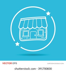 Shop Store Color Doodle Stock Vector (Royalty Free) 391700830 ...