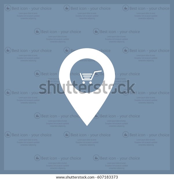 Shoping Cart Pins Stock Vector (Royalty Free) 607183373 | Shutterstock