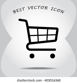 Shopping Cart Sign Icon Vector Illustration Stock Vector (Royalty Free ...