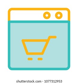 Finger Points Web Search Icon There Stock Vector (Royalty Free ...