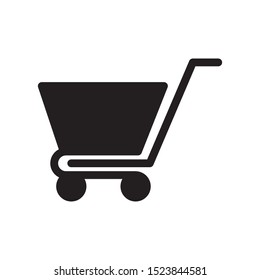 Shopping Chart Icon Vector Symbol Template Stock Vector (Royalty Free ...