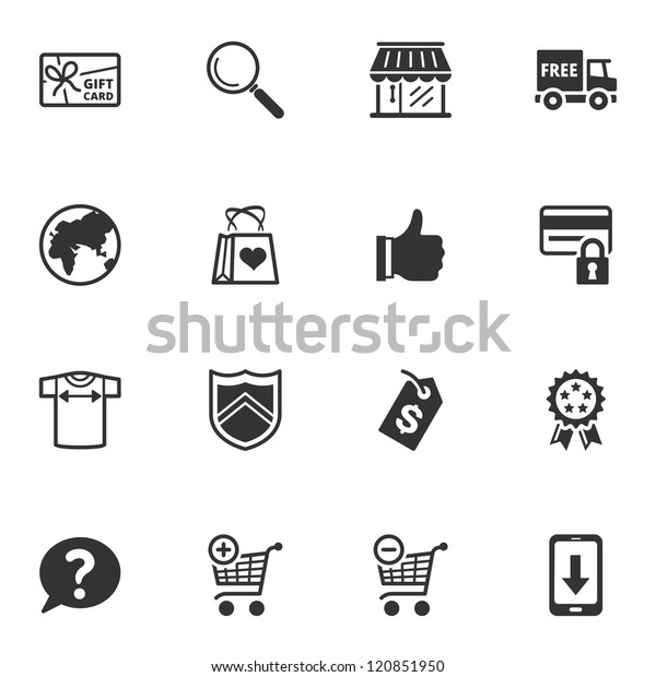 Iconos comerciales - Conjunto 2