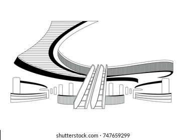 2,190 Shopping mall line drawing Images, Stock Photos & Vectors ...