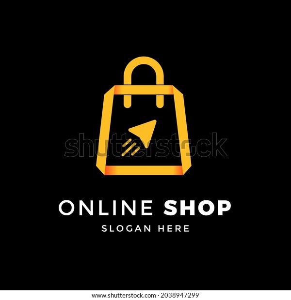 Shopping Store Logo Concept Design Vector Stock Vector (Royalty Free ...