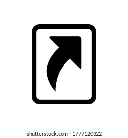 Shortcut Icon On White Background Stock Vector (Royalty Free ...